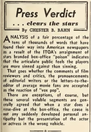 Cinema History: What is “Box Office Poison”? – Wildfire Movies